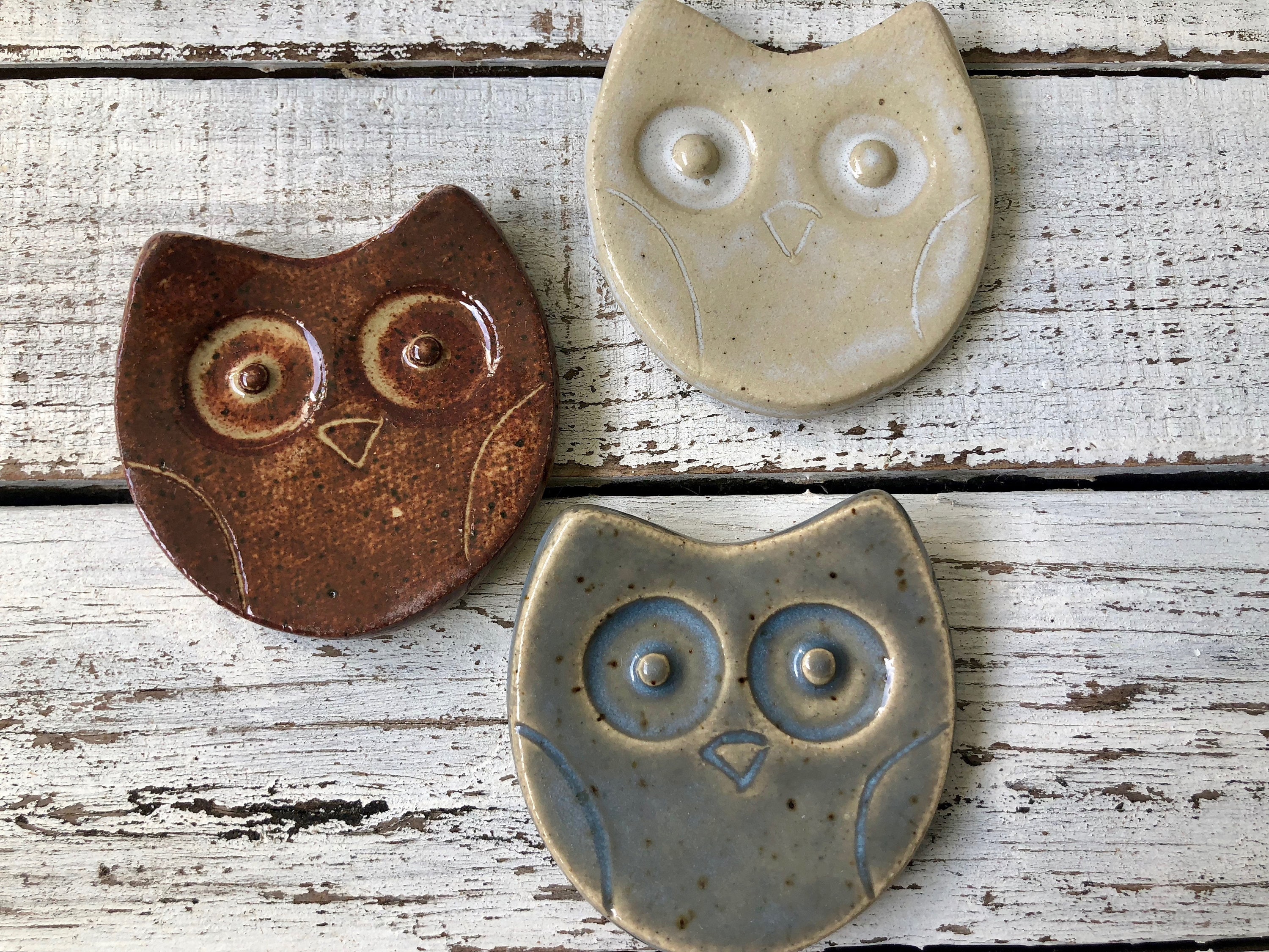 Made to Order Owl Trinket Dish Tea Bag Rest Coffee Spoon - Etsy