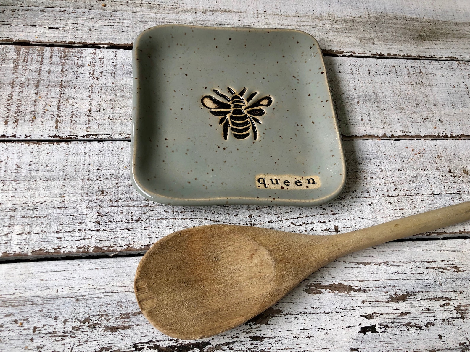 Made to Order= Ceramic Bee Dish -tapas- Dessert- Jewelry- Food Prep ...