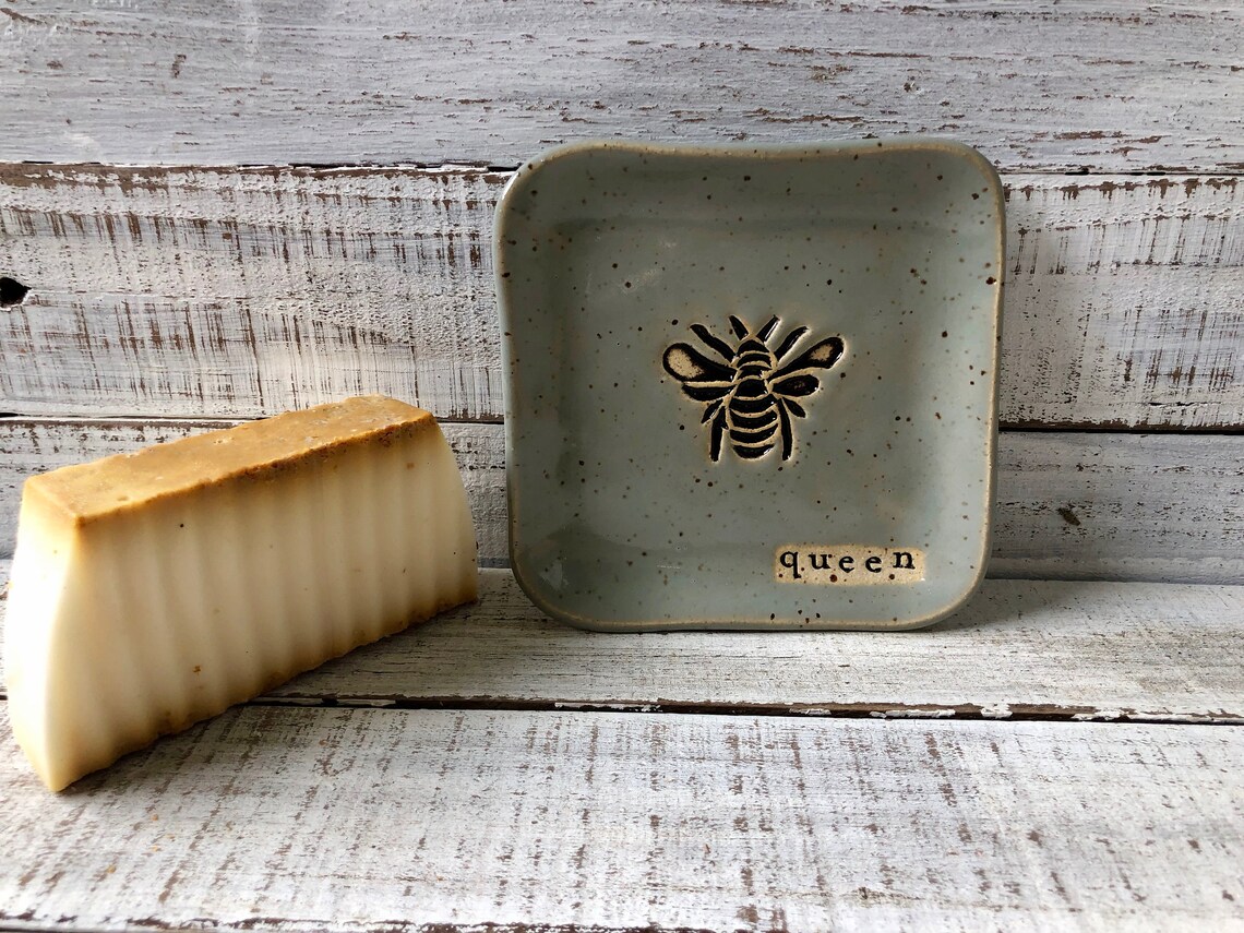 Made to Order= Ceramic Bee Dish -tapas- Dessert- Jewelry- Food Prep ...