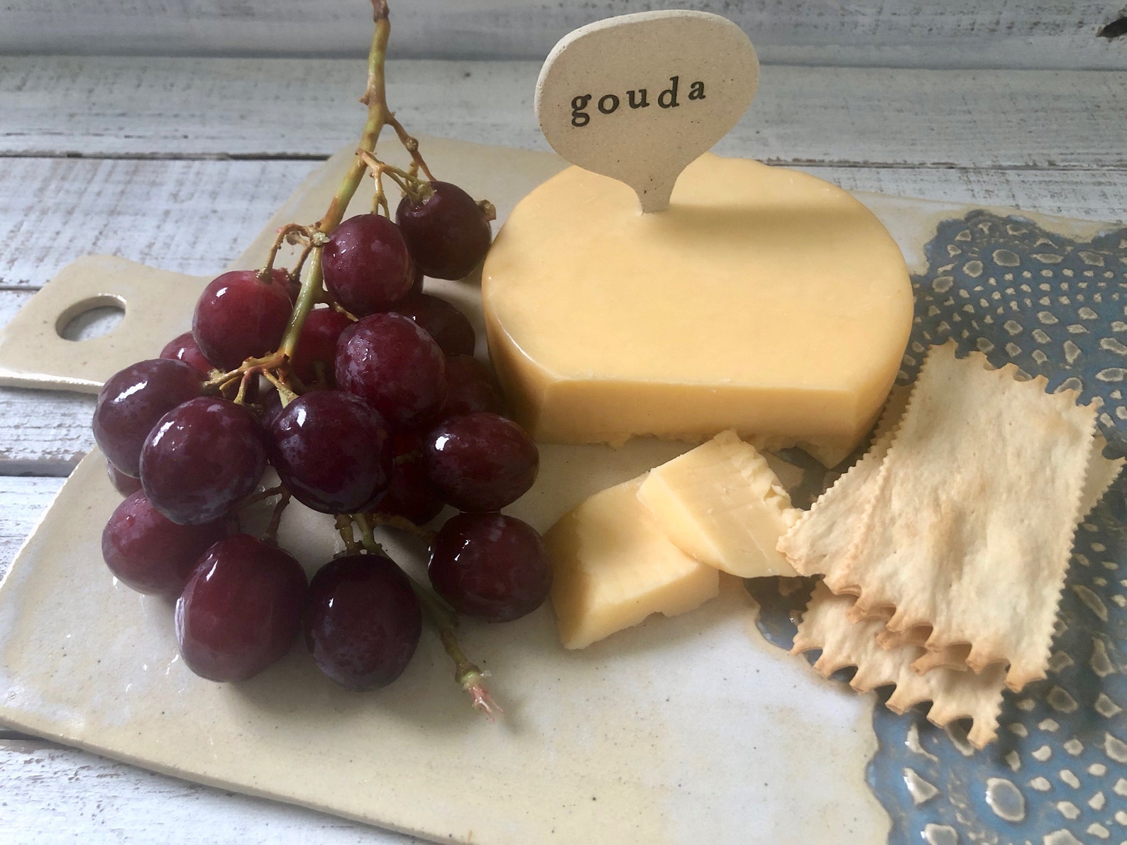 Made to Order Ceramic Cheese Marker- Handmade Stoneware Labels ...
