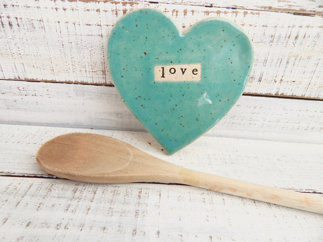 Made to Order LOVE- Ceramic Heart -dish - Spoon Rest - Soap Dish ...