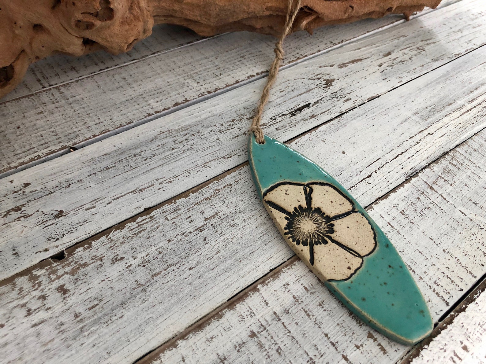 Made to Order- Ceramic Surfboard With NAME - Ornament - Wall Hanging ...