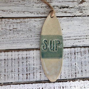 Ceramic Surfboard - Ornament - Wall Hanging- Holiday- Christmas Tree ...