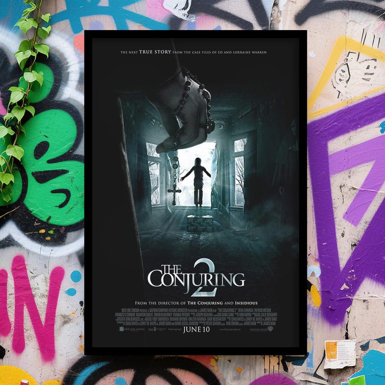 The Conjuring 2 Movie Poster, Wall Art, Classic Movie Posters, Film Fan ...