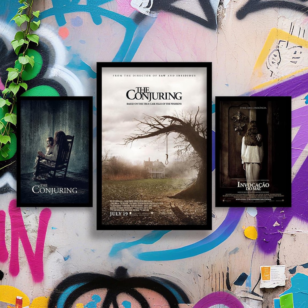 The Conjuring Movie Poster, Wall Art, Classic Movie Posters, Film Fan ...