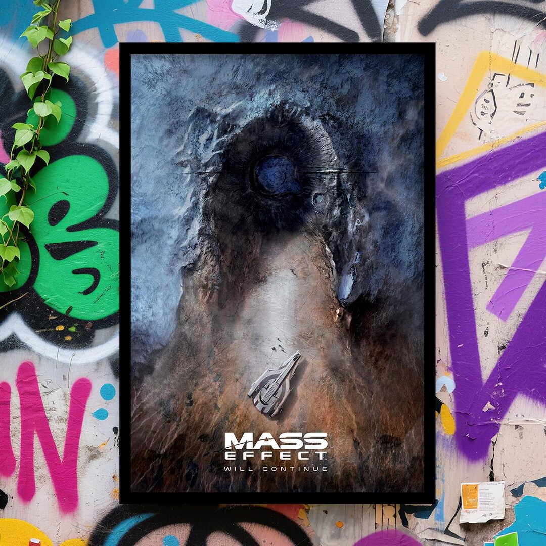 Mass Effect Game Movie Poster, Wall Art, Classic Movie Posters, Film ...