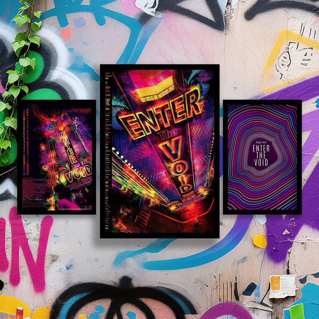 Enter the Void Movie Poster, Wall Art, Classic Movie Posters, Film Fan ...