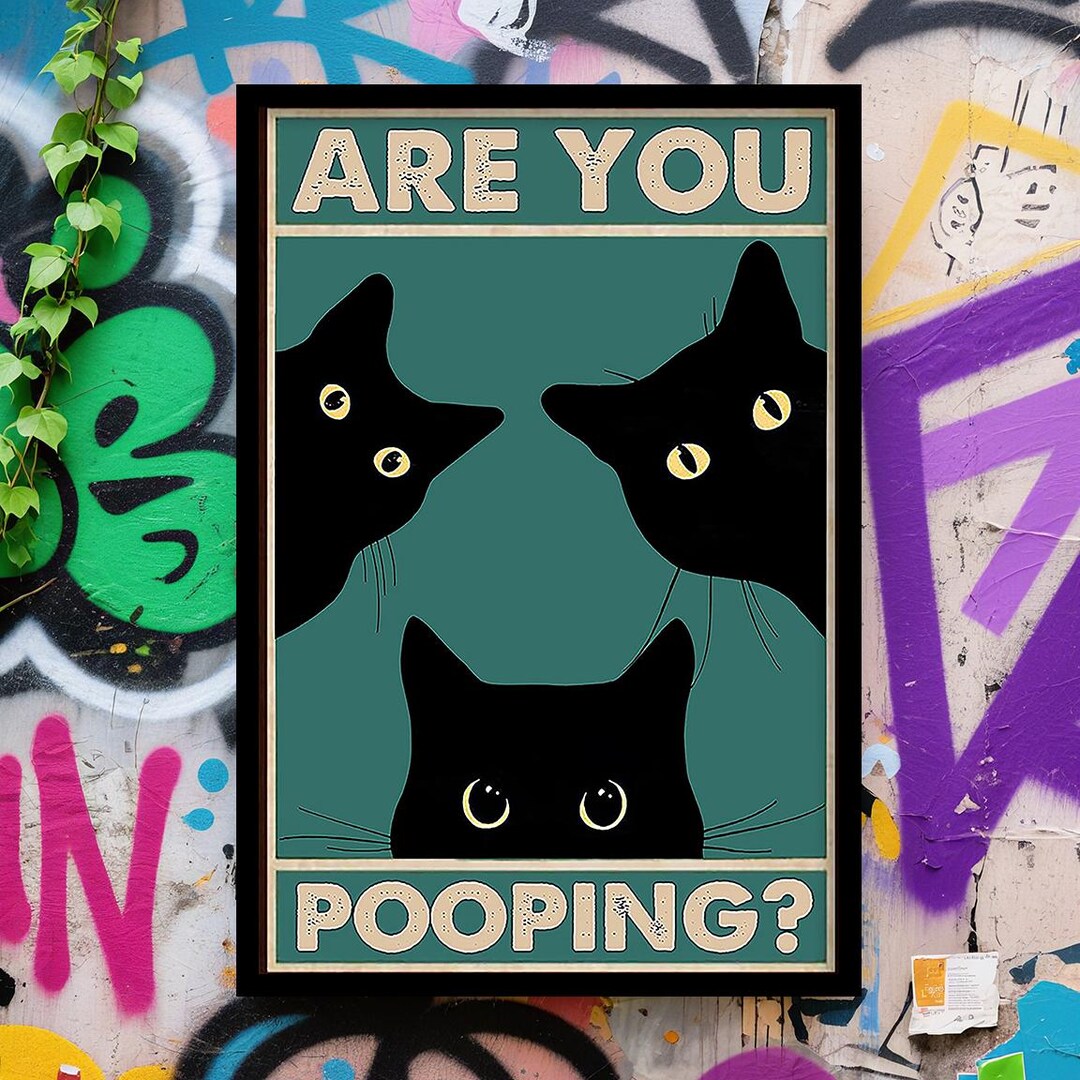 Vintage Are You Pooping Poster, Wall Art, Classic Movie Posters ...