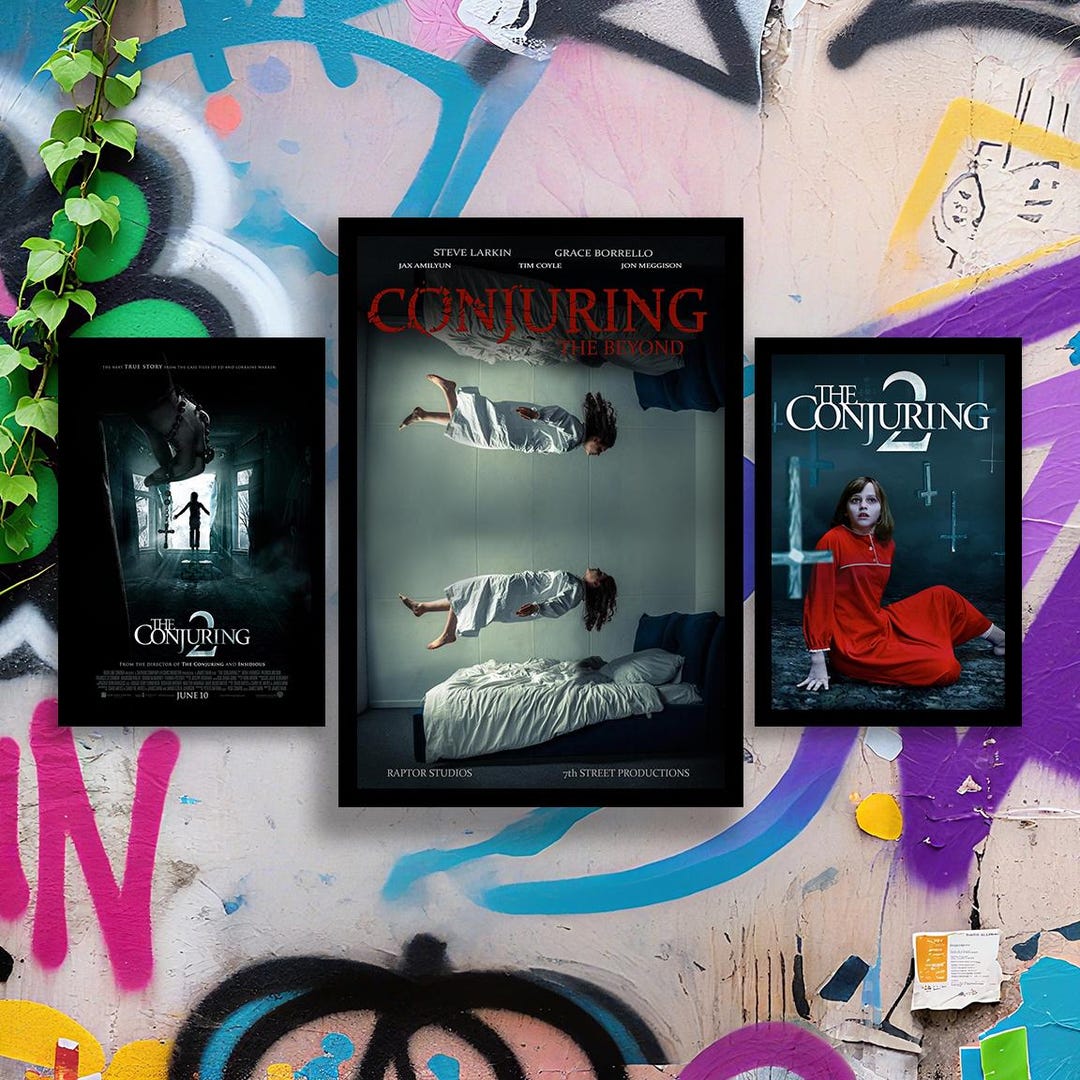 The Conjuring 2 Movie Poster, Wall Art, Classic Movie Posters, Film Fan ...
