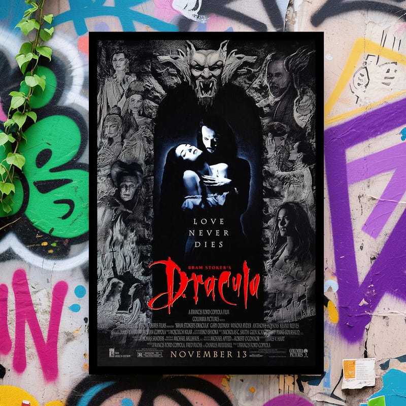 Dracula Poster - Etsy UK
