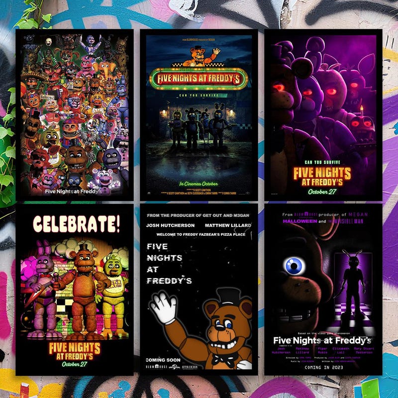 Five Nights at Freddy';s Posters - Etsy