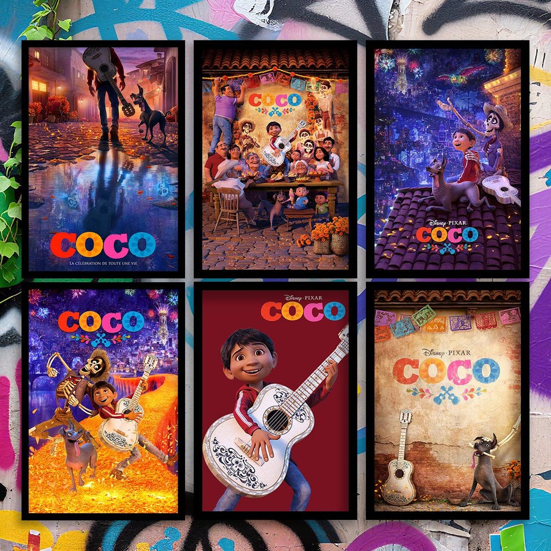 Coco Movie Poster, Wall Art, Classic Movie Posters, Film Fan ...