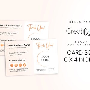Flour Care Card Template, Editable Canva Templates, Printable Baking ...