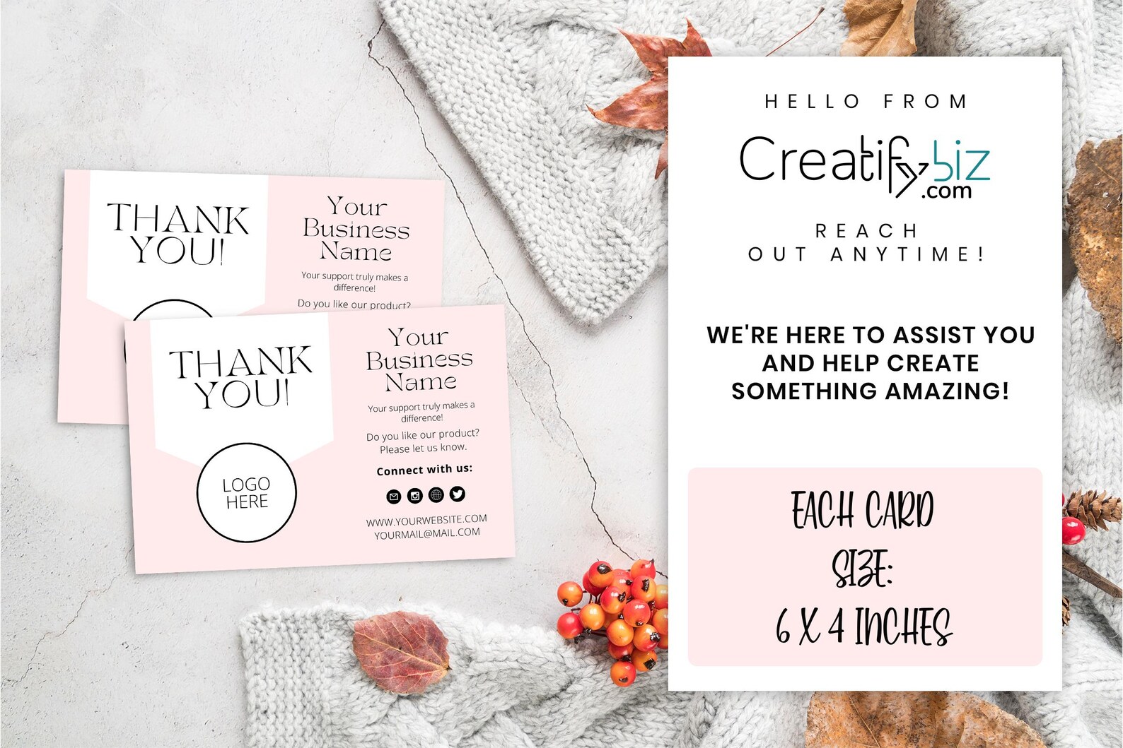 Epoxy Pen Care Card Template, Printable Instructions (canva Editable ...