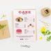 Cake Price List Menu Template Canva Editable Bakery Custom Dessert ...