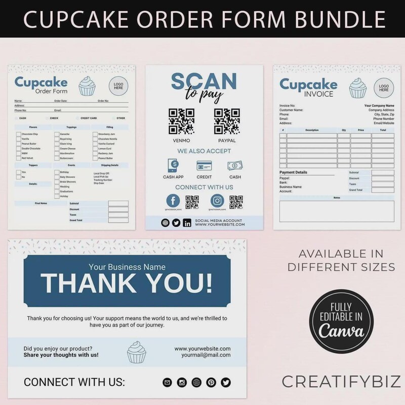 Bakery Order Forms - Etsy