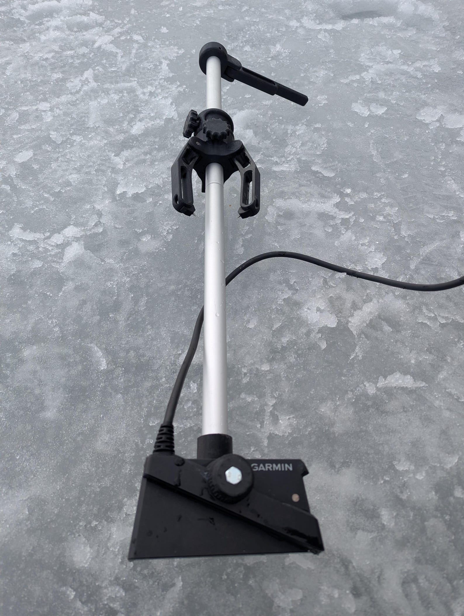 Pole Included!!! Ice Fishing Transducer Pole Garmin Livescope, Megalive ...