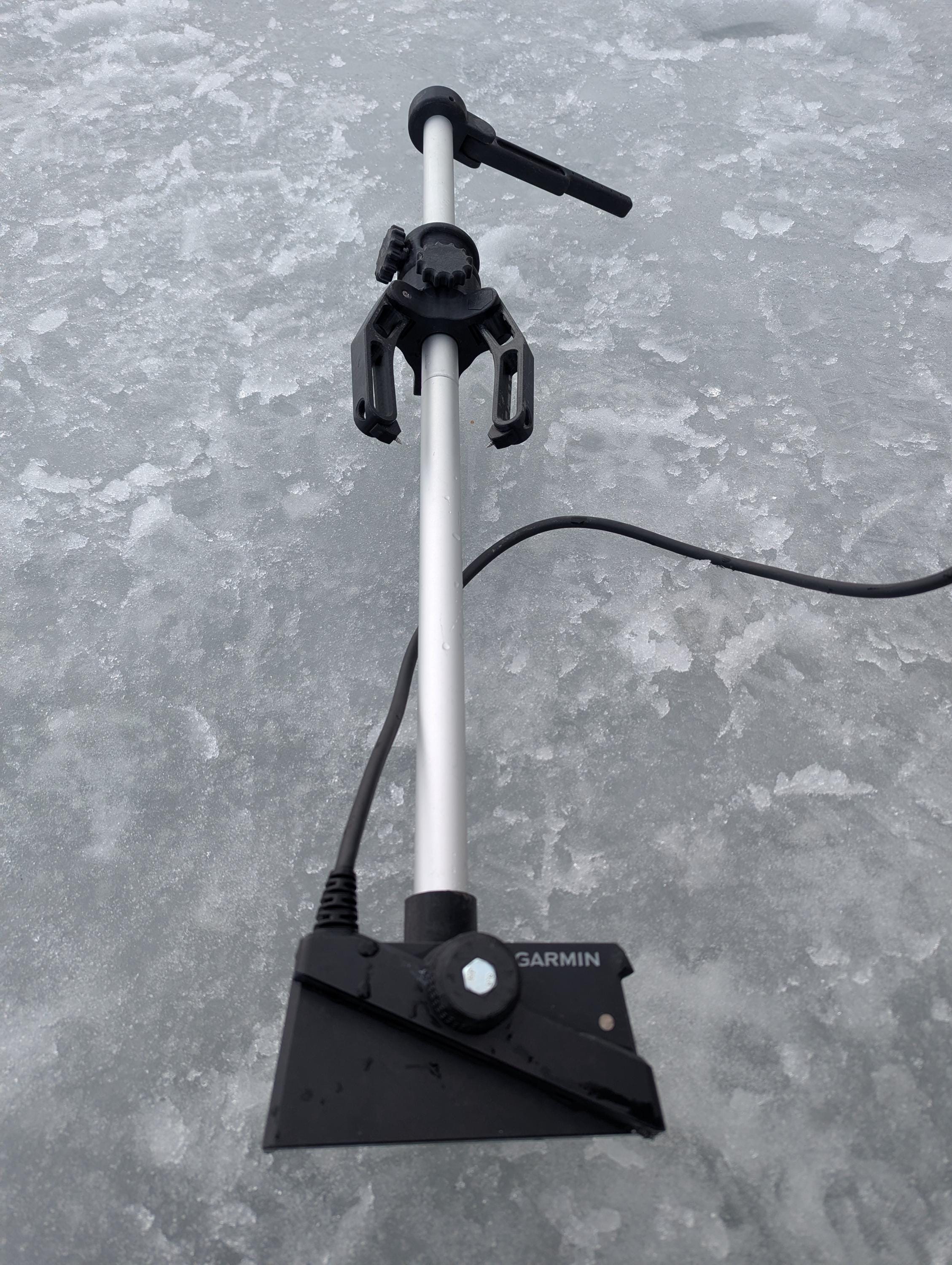 Pole Included!!! Ice Fishing Transducer Pole Garmin Livescope, Megalive ...