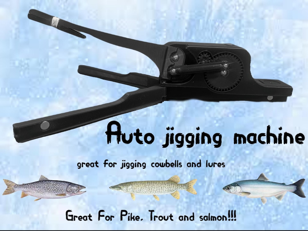Ice Fishing Auto Jigger Cowbell Jigger Lake Trout Salmon Ice Fishing - Etsy