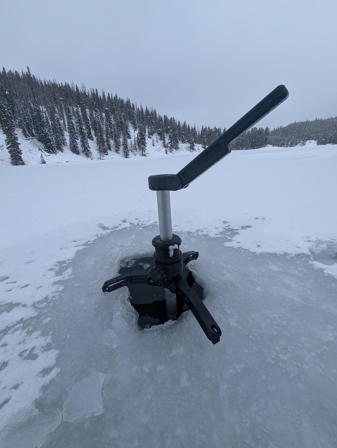 Pole Included!!! Ice Fishing Transducer Pole Garmin Livescope, Megalive ...