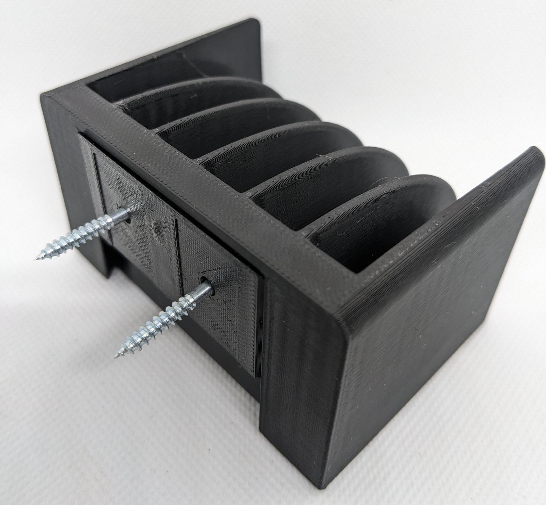 Wall Mounted Belt Holder for 6 Belt NO HOLES Nedded Command Strips ...