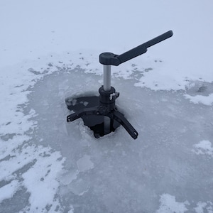 Pole Included!!! Ice Fishing Transducer Pole Garmin Livescope, Megalive ...