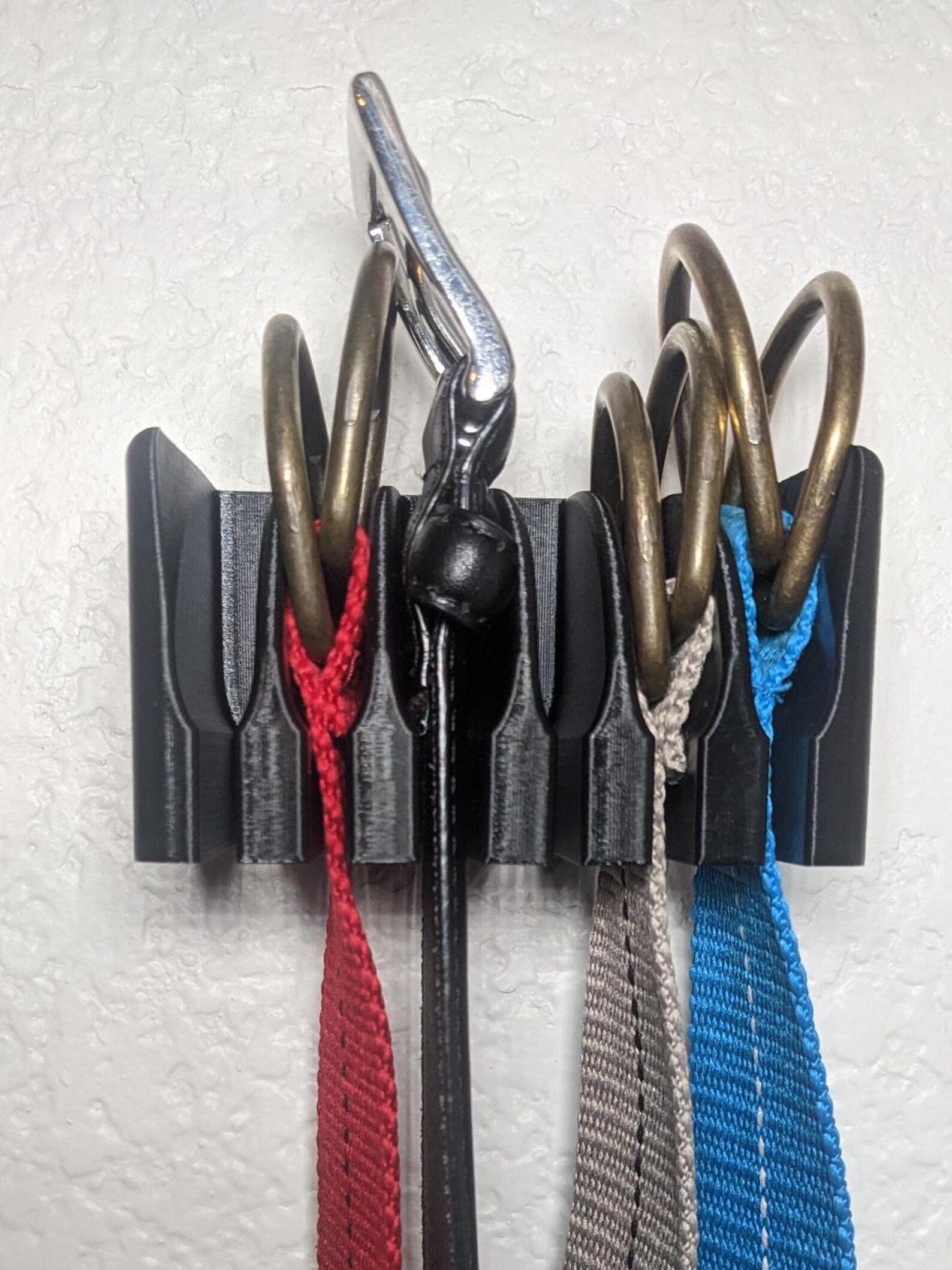 Wall Mounted Belt Holder for 6 Belt NO HOLES Nedded Command Strips ...