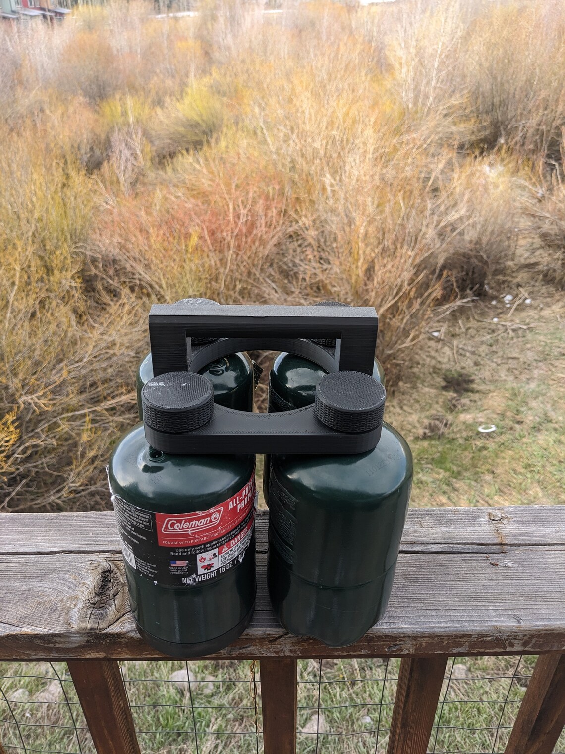 1 Lb Propane Bottle 4 Pack Carrier/tote/caps Camping, Heating, Grilling ...