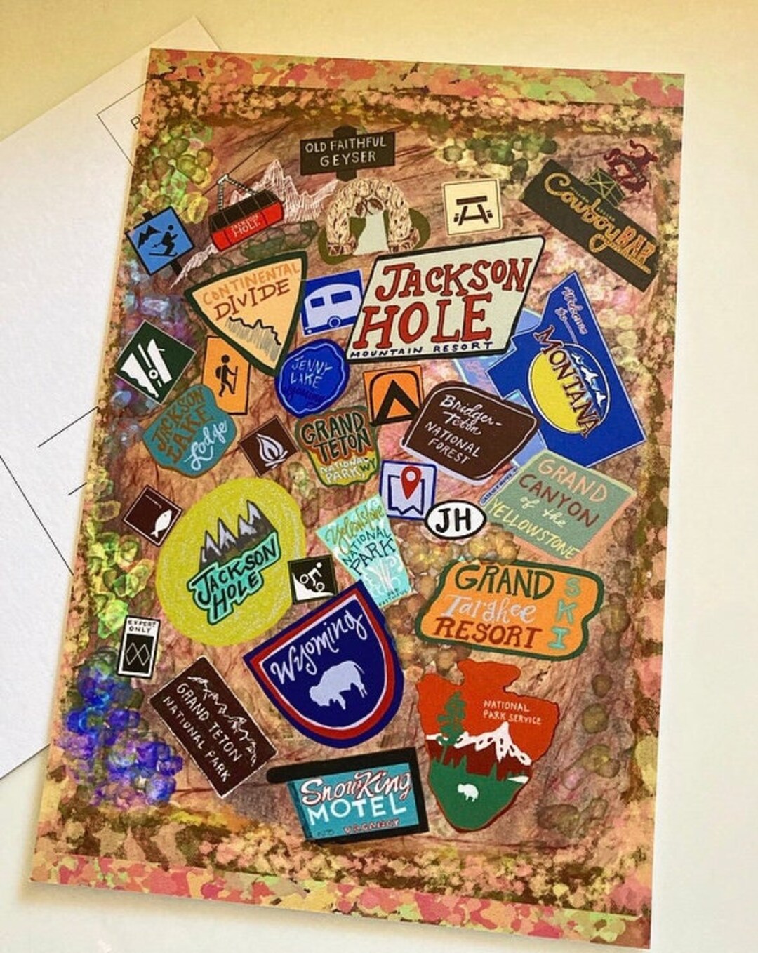 NEW Hand-drawn Signs + Symbols of Jackson Hole, Yellowstone, + Grand ...