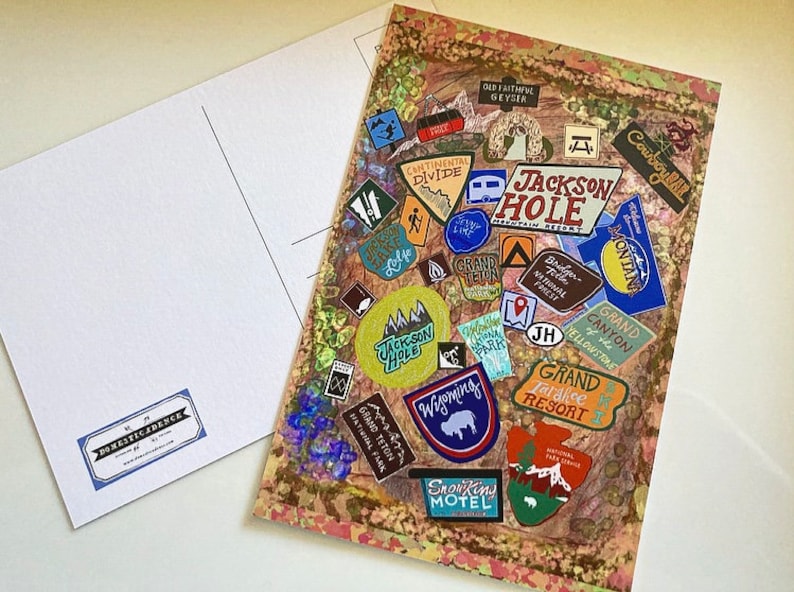 NEW Hand-drawn Signs + Symbols of Jackson Hole, Yellowstone, + Grand ...