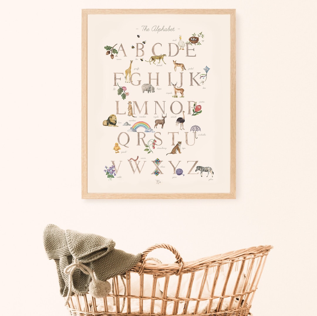African Alphabet Print - Etsy