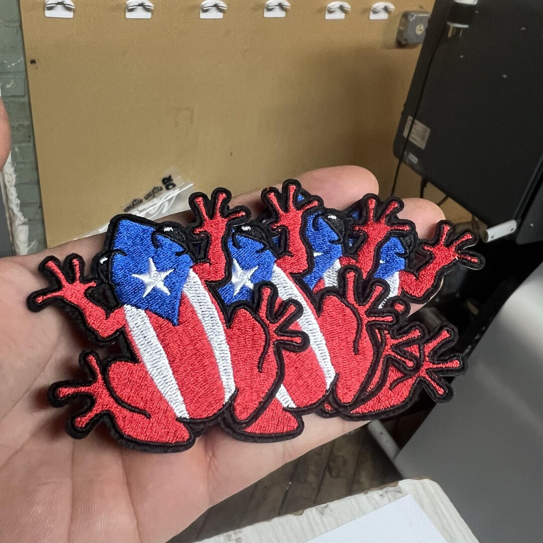 Lot of 4 Puerto Rico Flag Fog Embroidery Patch Patches - Etsy