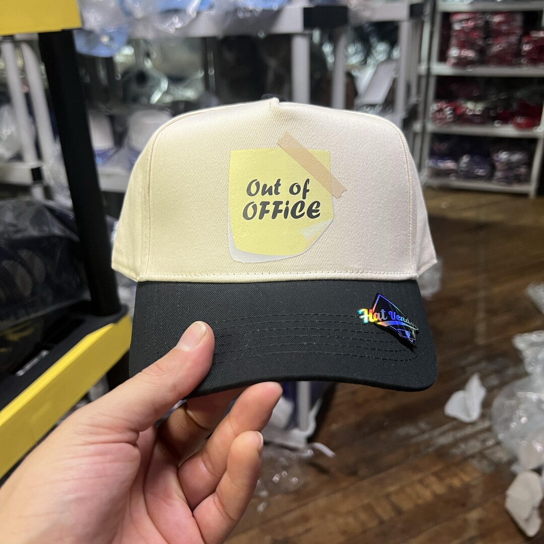 Out of Office Hat, Black Baseball Hat - Etsy