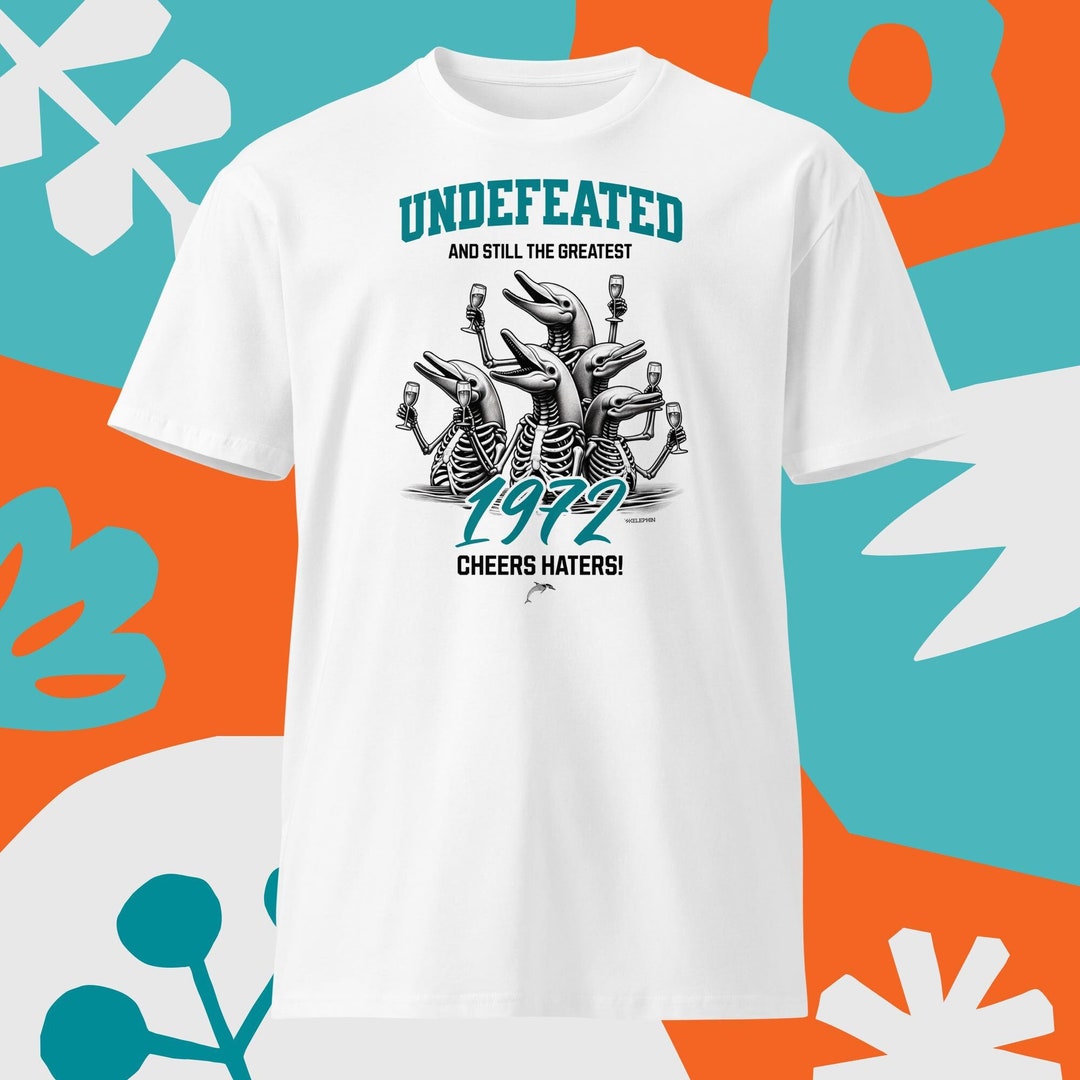1972 Miami Football, Dolphin Undefeated Season T-shirt - Etsy