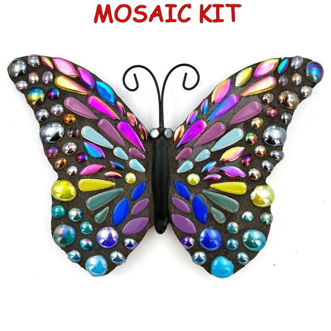 Monarch Butterfly Mosaic Kit – Easy DIY | Indoor & Outdoor Wall Decor ...