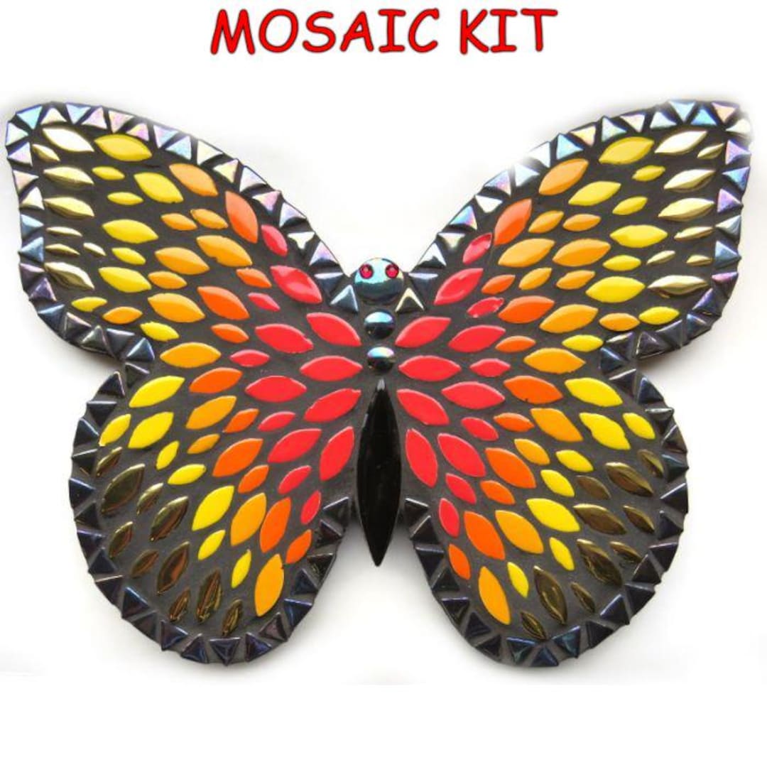 Butterfly Mosaic Kit – Easy DIY | Creative Hobbies | Crafts for Kids ...