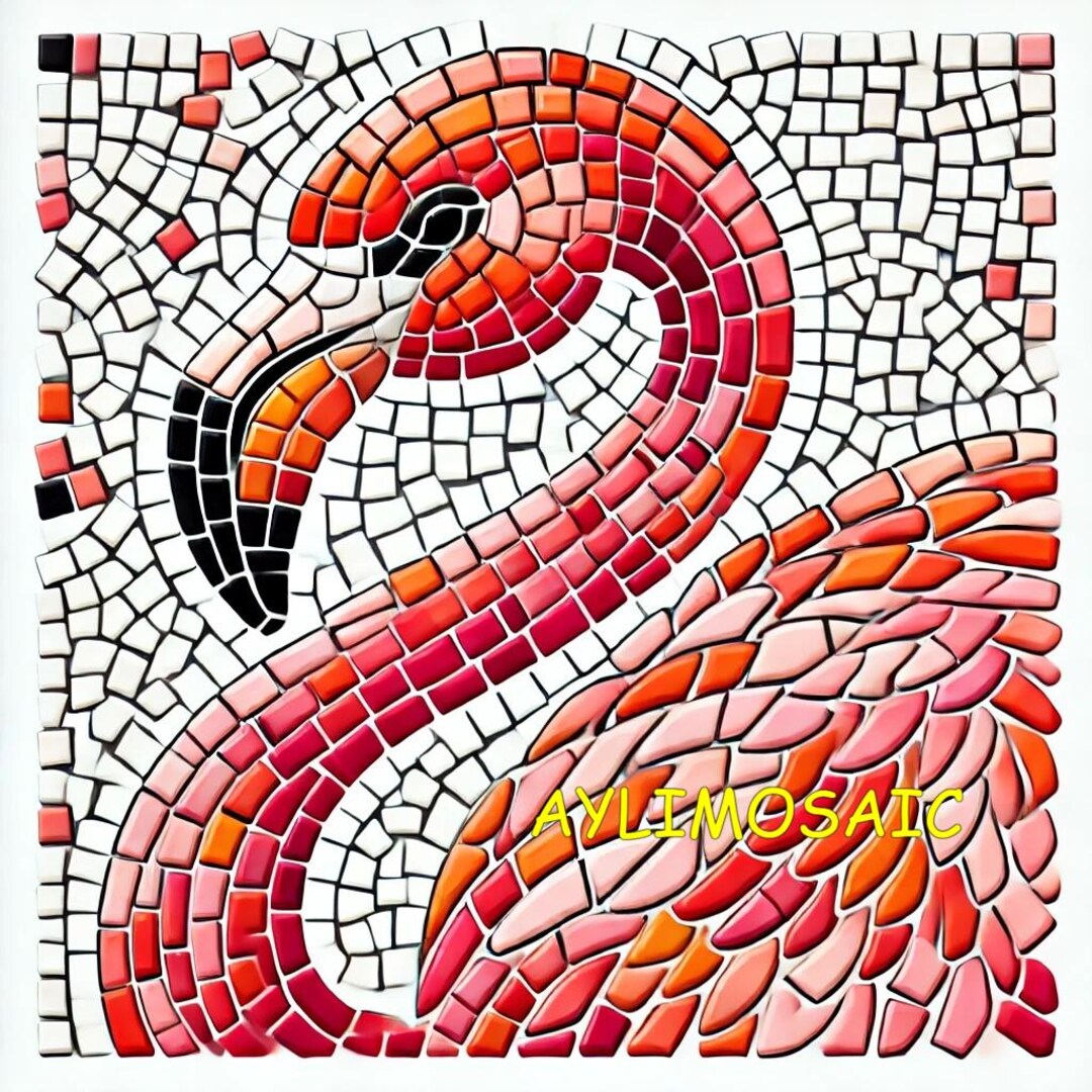 Template - Mosaic Pattern Sign | Printable Template | PDF Tracing ...