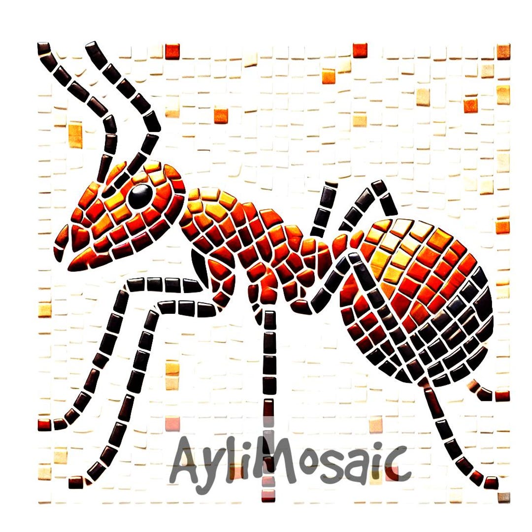 Pack of 7 Templates - Patterns - Ant Mosaic Designs | Printable ...