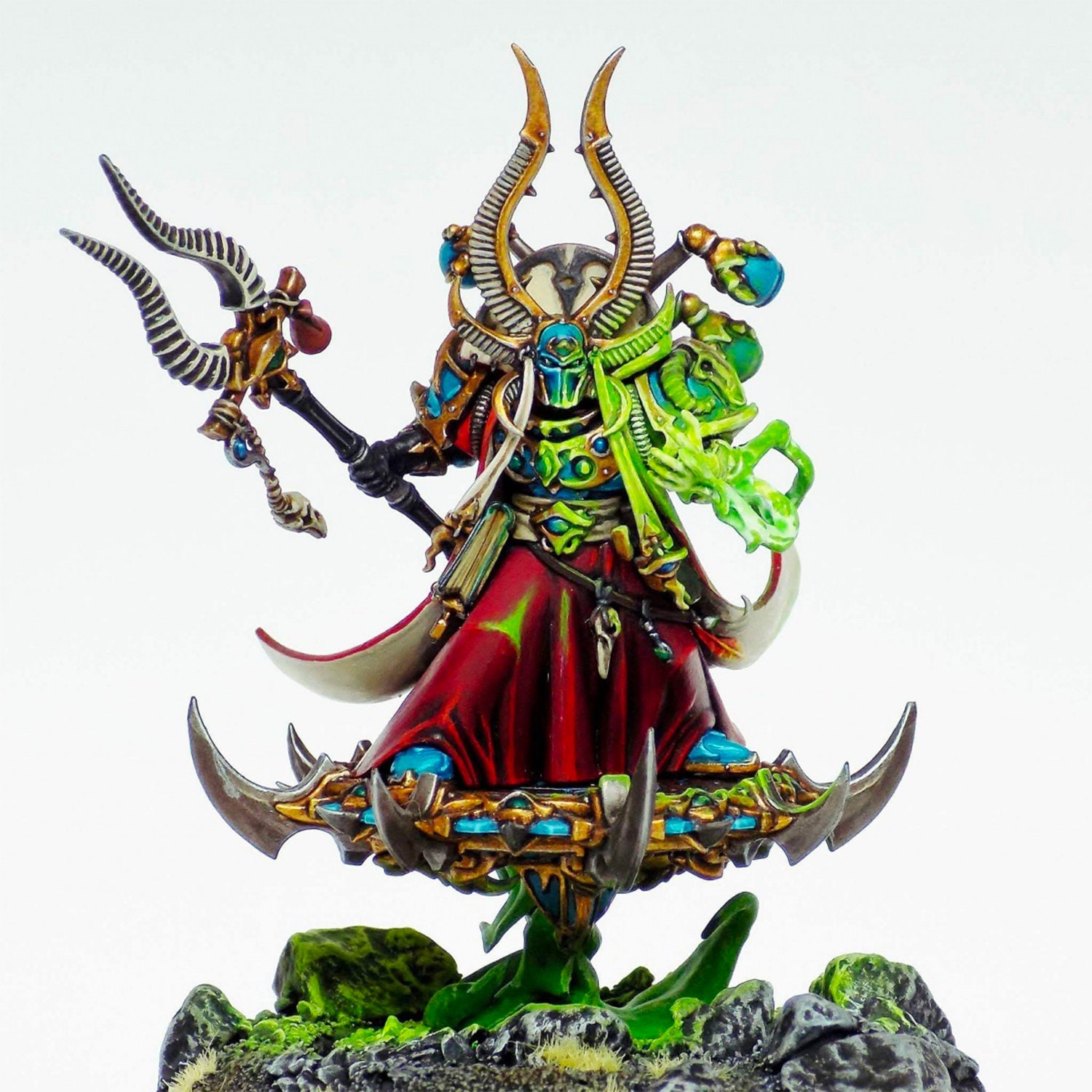 STL Ahriman the Sorcerer 3D Printable STL Files in 40k Scale - Etsy