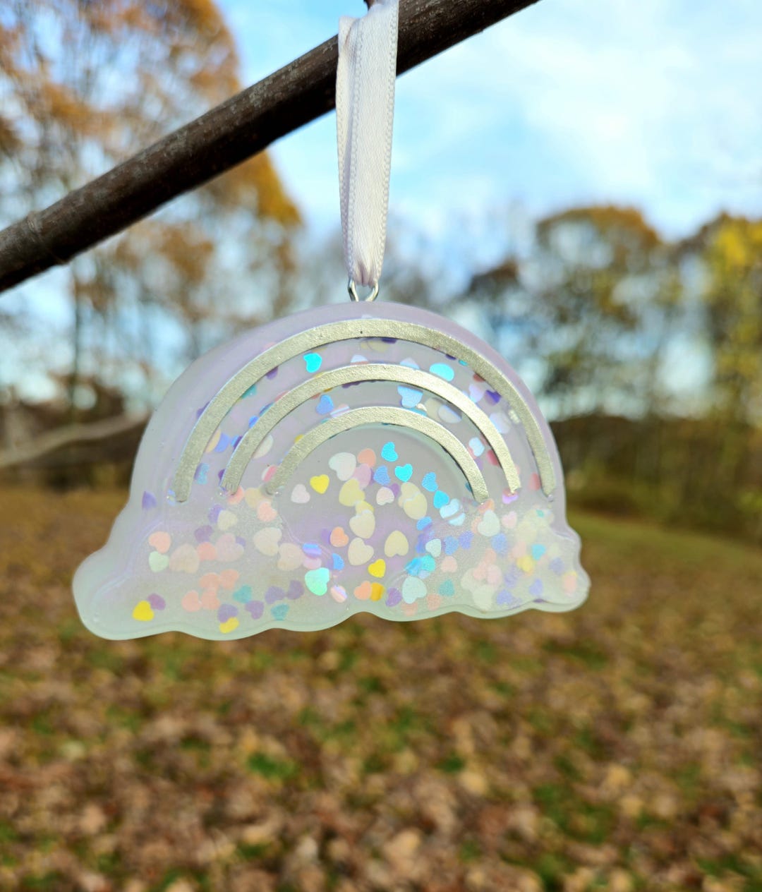 Rainbow Christmas Ornaments - Etsy