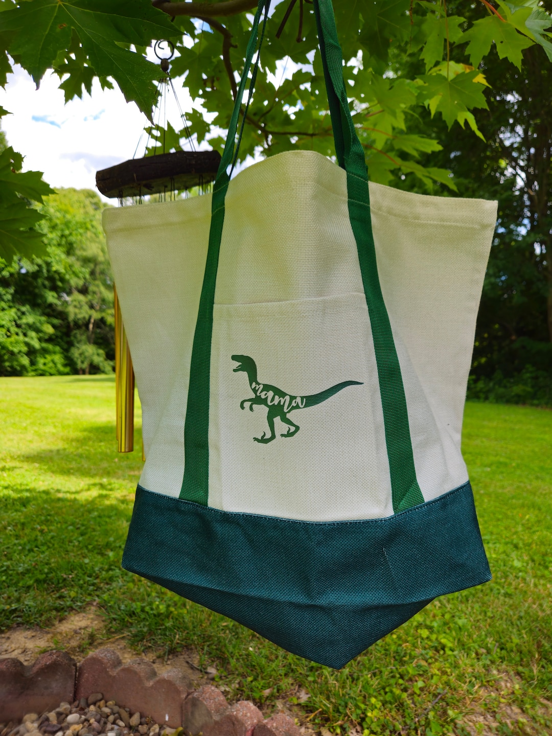Raptor Mama Tote With Pockets - Etsy