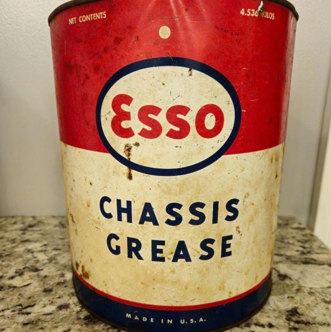 Esso 10 Pound Grease Can - Etsy