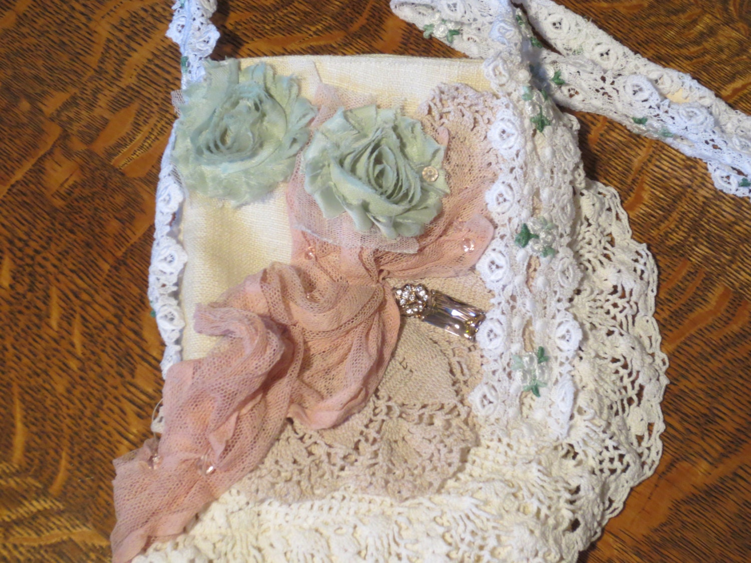 Bohemian Mori Girl Cell Phone Lace Pouch by Arlettemichelle - Etsy