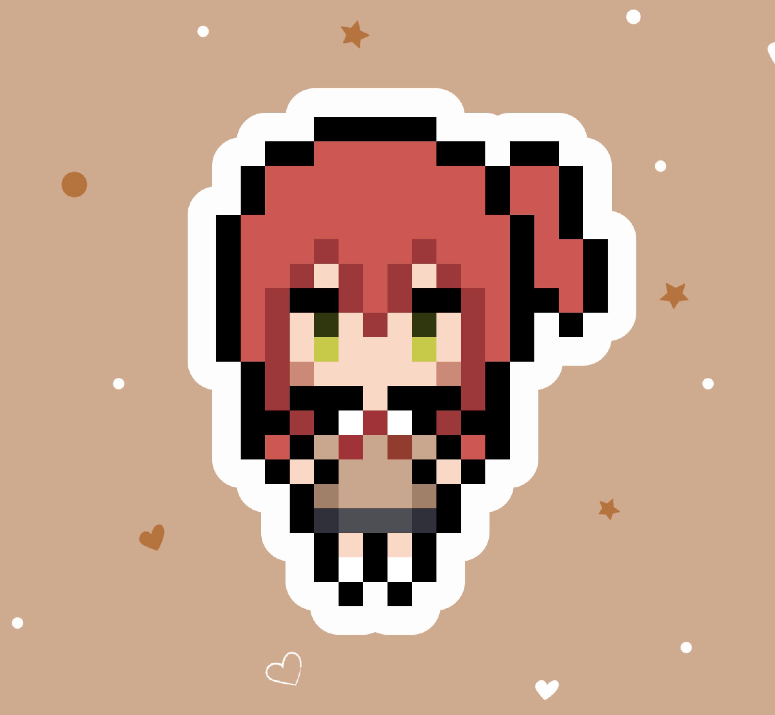 Bocchi the Rock | Vinyl Sticker | Anime Stickers | Kawaii Decal | Cute ...