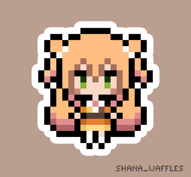 Hololive Vtuber Sticker Vinyl Sticker Anime Stickers Kawaii Decal Cute ...