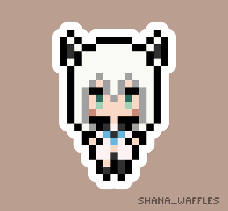 Hololive Vtuber Sticker Vinyl Sticker Anime Stickers Kawaii Decal Cute ...