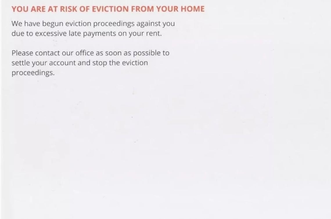 Eviction Notice Prank Postcard Sent Anonymously to Your Victim - Etsy