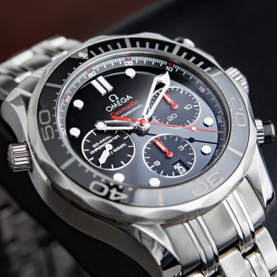 Omega Seamaster SMP 300 Co-Axial Black Ceramic Chrono… - Gem