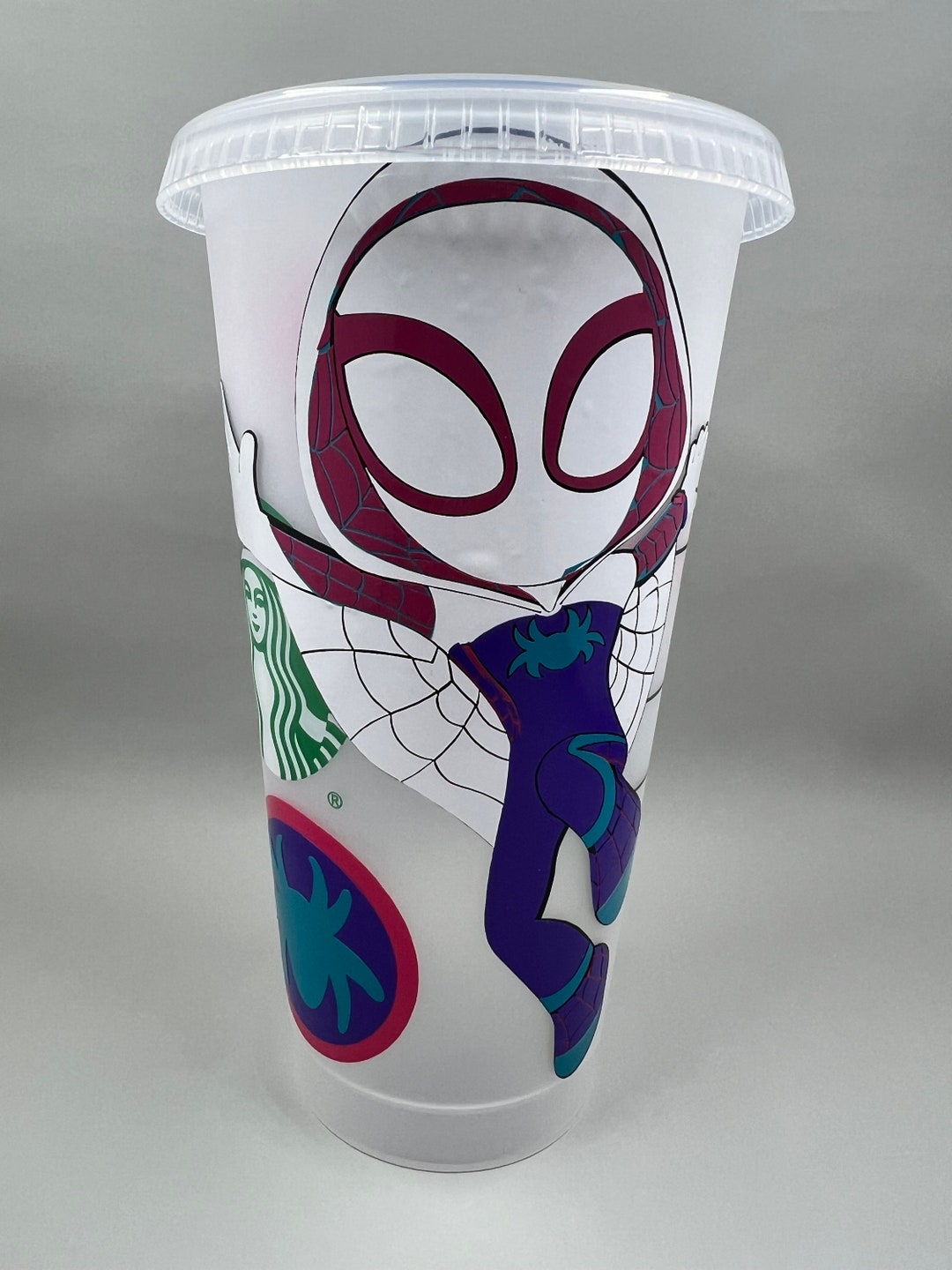 Spider-gwen Starbucks 24oz Cold Cup - Etsy