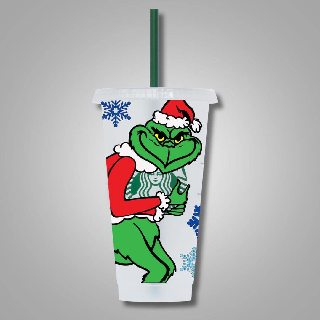 Merry Grinch-mas Starbucks 24oz Cold Cup - Etsy